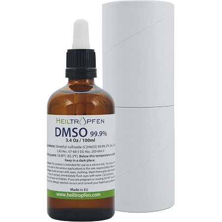 Amazon.com: 2X DMSO 99.9% Pharma Grade, No Odor - Dimethyl sulfoxide ...
