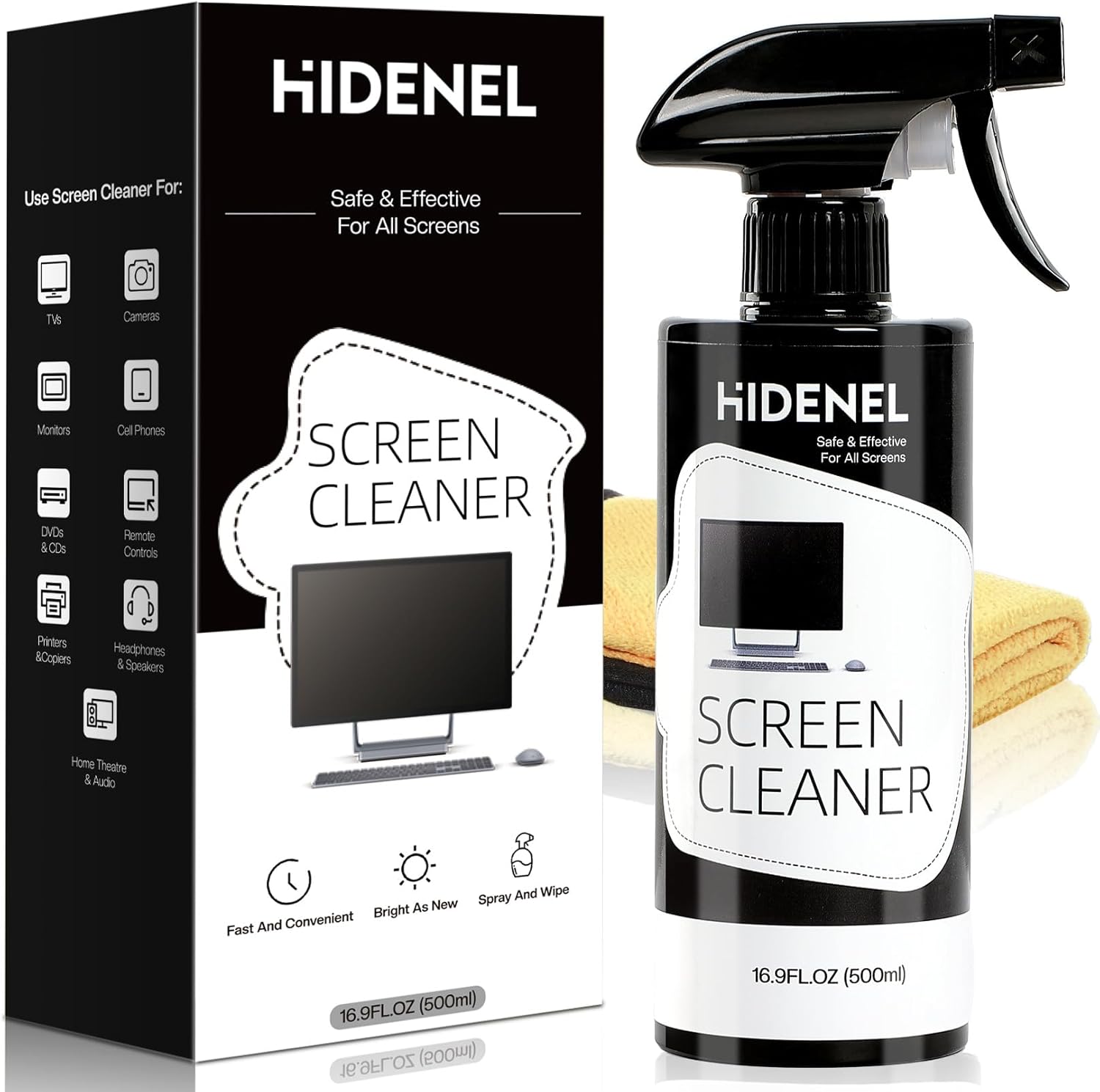 Amazon.com : HIDENEL Screen Cleaner Spray Kit - Computer Screen Cleaner ...