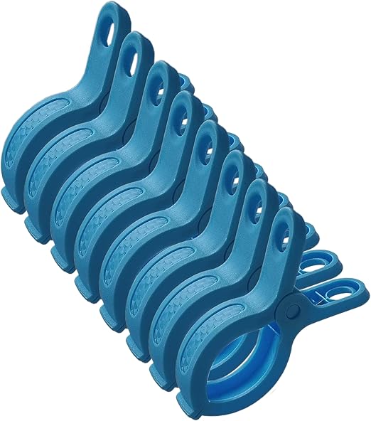 Amazon.com: Plastic Clothes Pins Spring Clips Heavy Duty Laundry ...