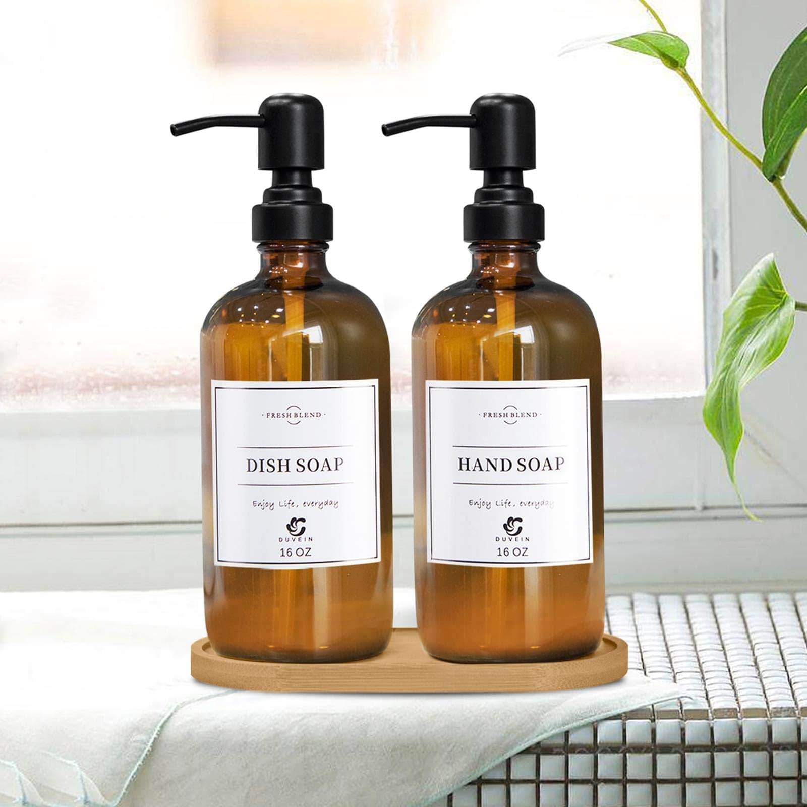 Amazon.com: 36PCS Waterproof Labels for Bottles, Bathroom Hand Soap and ...