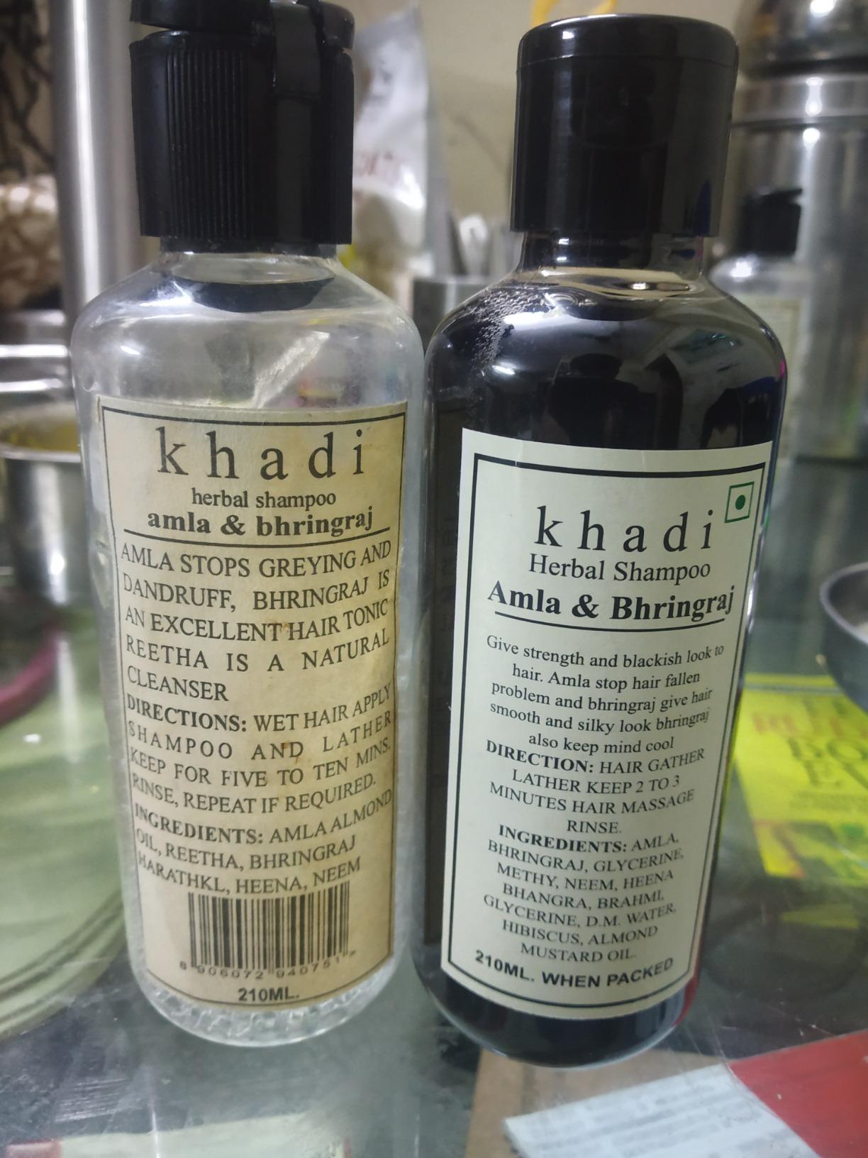 Buy Khadi Natural Herbal Amla and Bhringraj Shampoo (840 ml) Online at ...