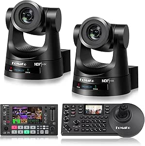 Amazon.com: FoMaKo NDI Camera 20X Optical Zoom NDI PTZ Camera HDMI(2pcs ...