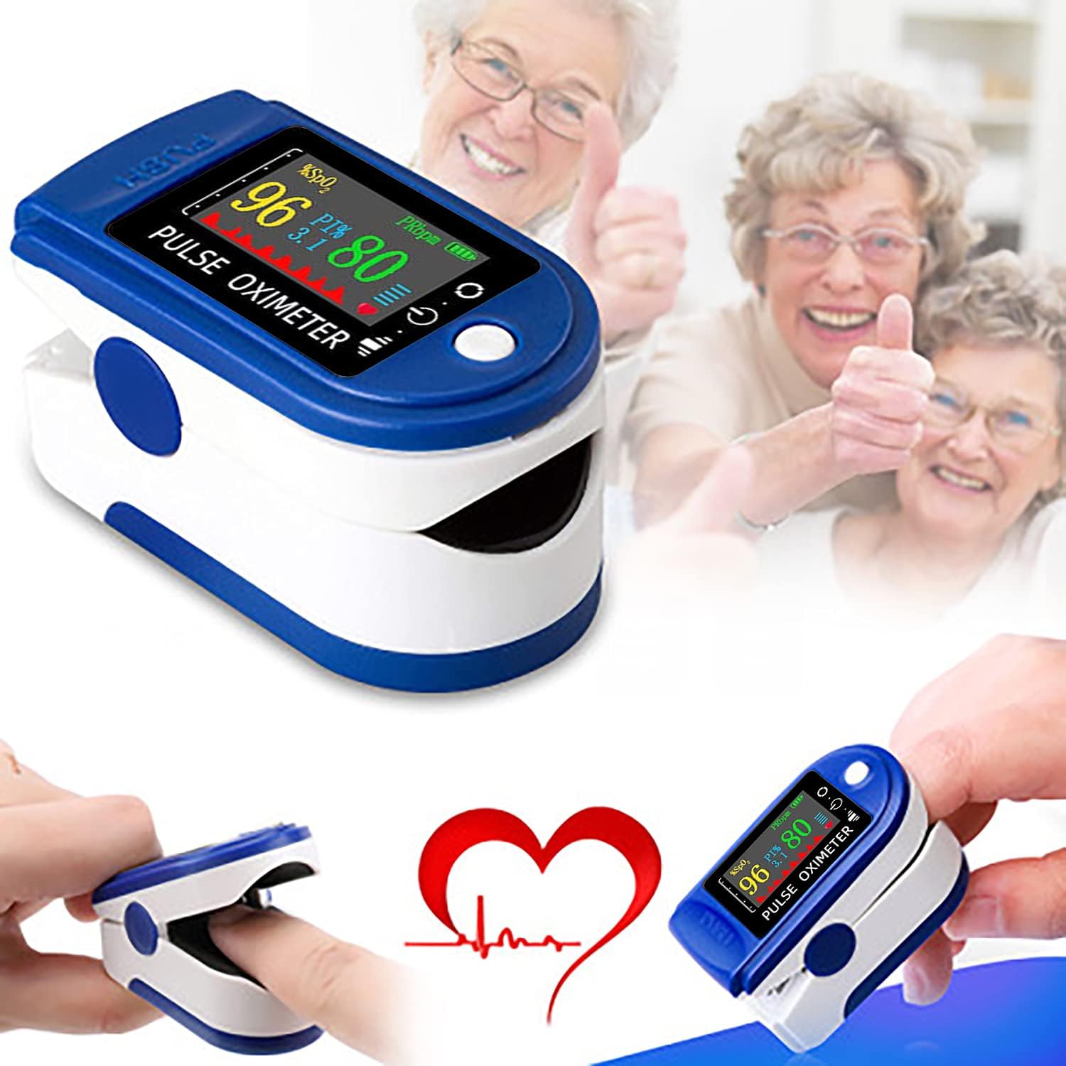 Bee Smart, Oximeter, Oxygen Saturation Monitor, Oximeter NHS Approved ...