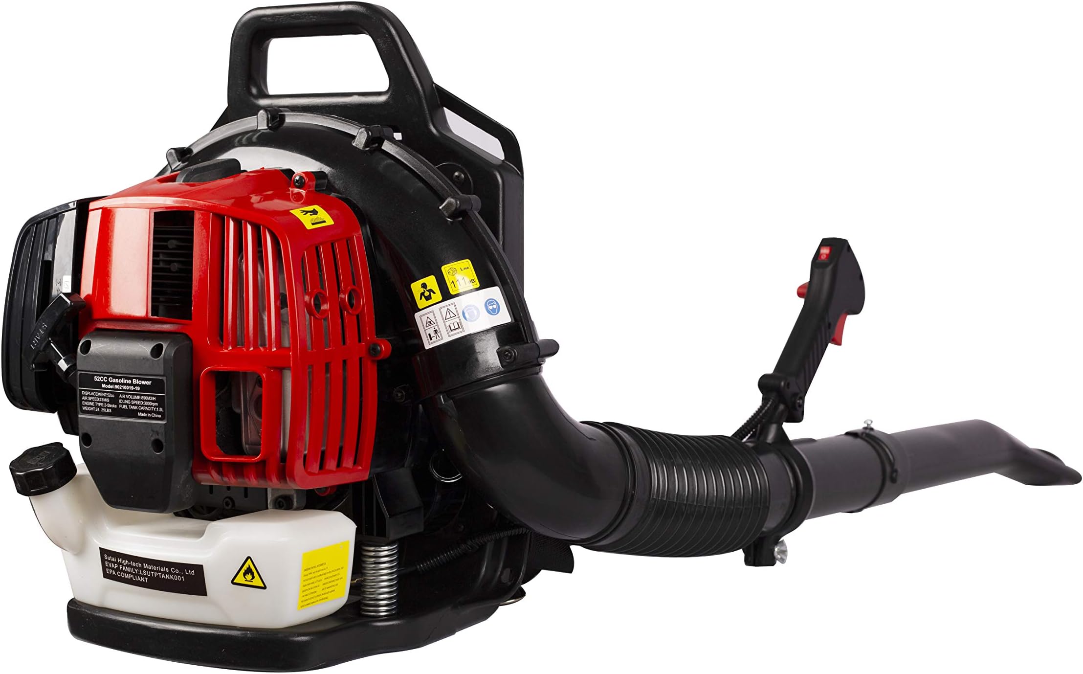 Amazon.com: BESUFY Leaf Blower, Backpack Leaf Blower Gas Powered 550 ...