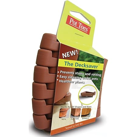 Amazon.com: Novelty Pot Toes [Set of 6] Color: Terracotta : Patio, Lawn ...