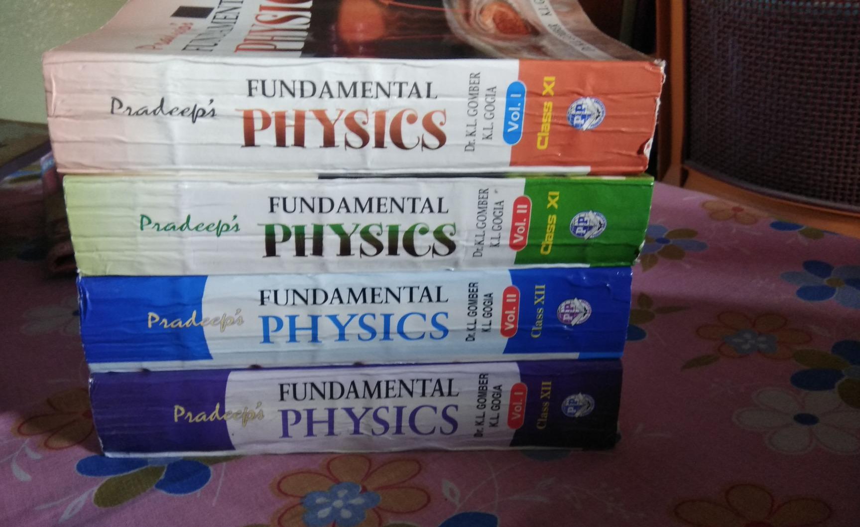 Pradeep's Fundamental Physics for Class 11 (Vol. 1 & 2) Examination ...