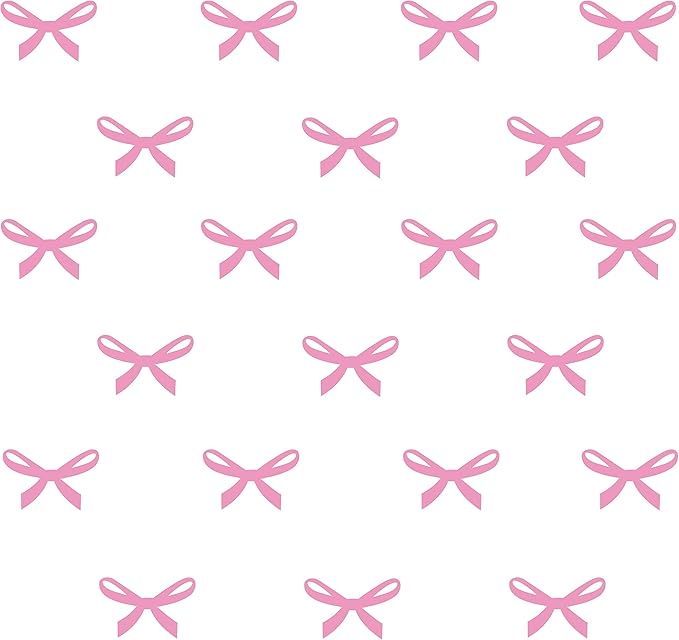 Amazon.com: DXLING 48pcs Pink Ribbons Wall Stickers for Kids Room ...