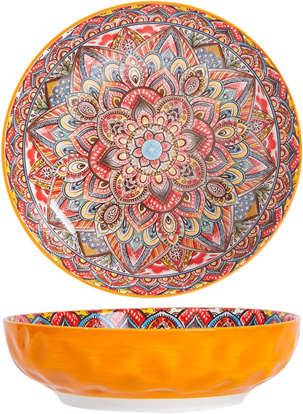 Amazon.com | KKGUD Large Serving Bowls, 10 inches Ceramic Bowls for ...