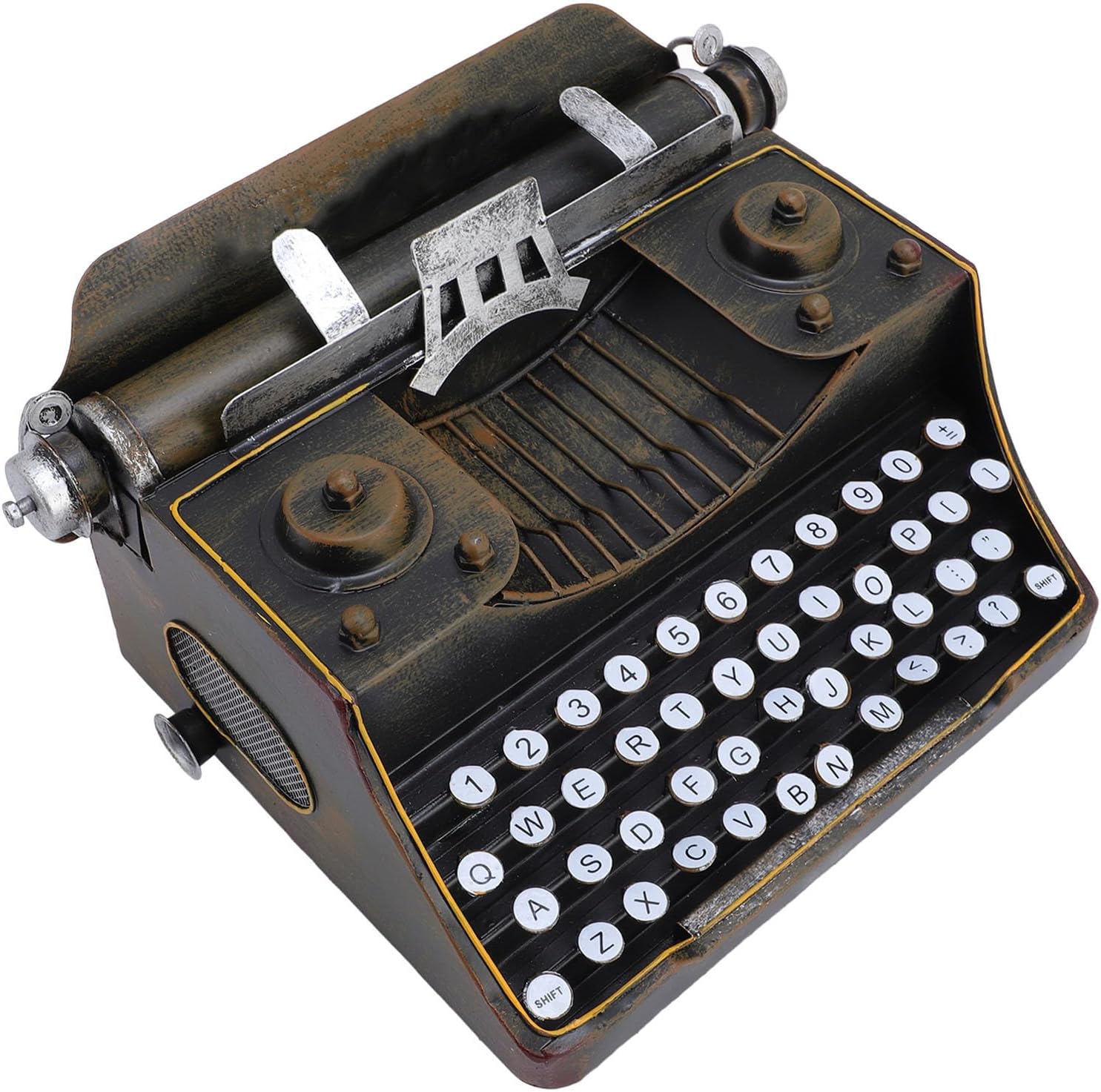 Oreilet Vintage Typewriter Model, Retro Metal Artwork Typewriter for ...