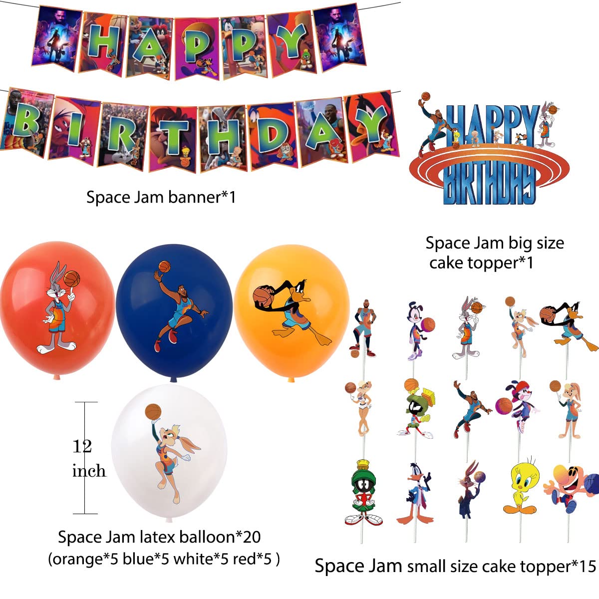 Decoración de fiesta de feliz...B09KQN9ZXQ | Encarguelo.com