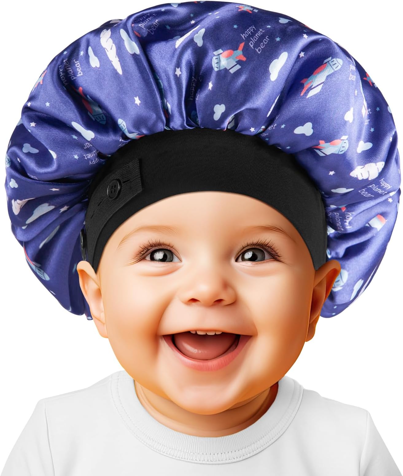 Amazon.com : WINSTECK Bonnet, Soft Silk Satin Bonnet for Girls Boys ...