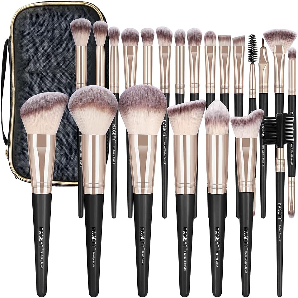 Amazon.com: MAANGE Makeup Brushes 49 Pcs Makeup Kit, Multi-functional ...