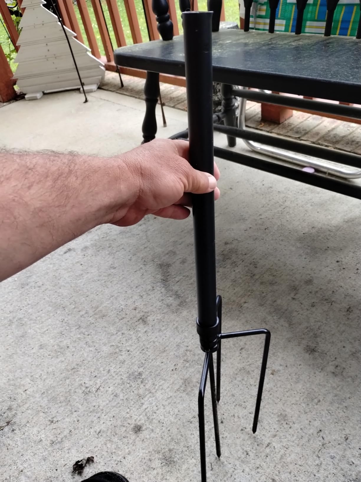 Amazon.com : IIOPE 10FT Residential In Ground Flag Pole,Resist Wind ...