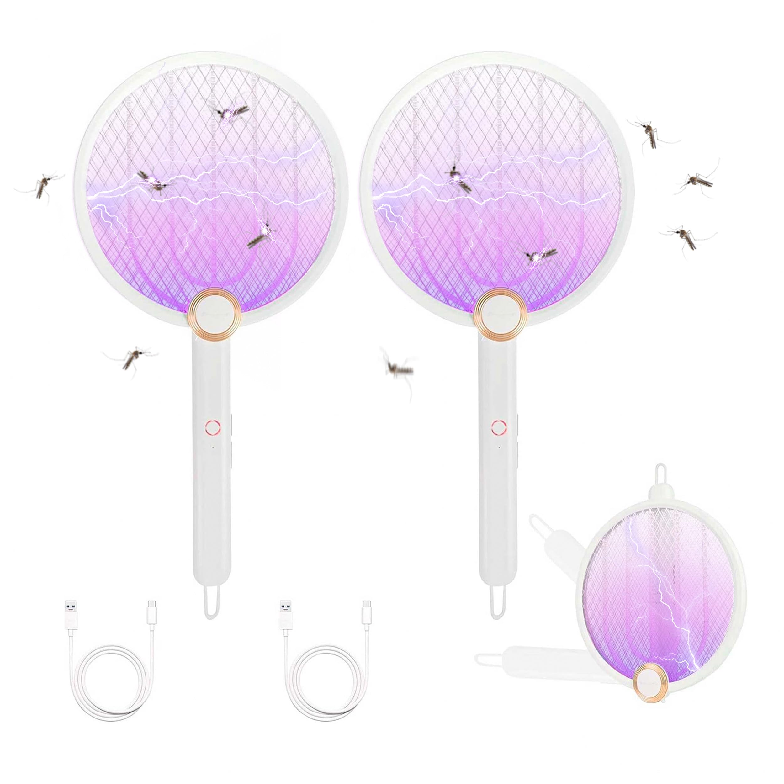 Amazon.com: Aspectek Upgraded 3000V Electric Fly Swatter for Indoor and ...