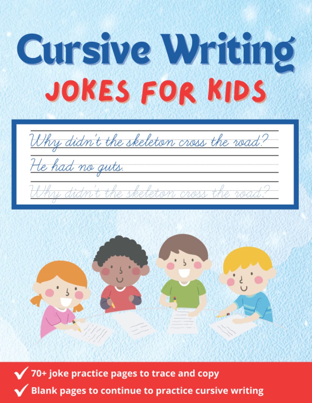 Buy Cursive Writing Jokes for Kids: A Cursive Writing Practice Workbook ...