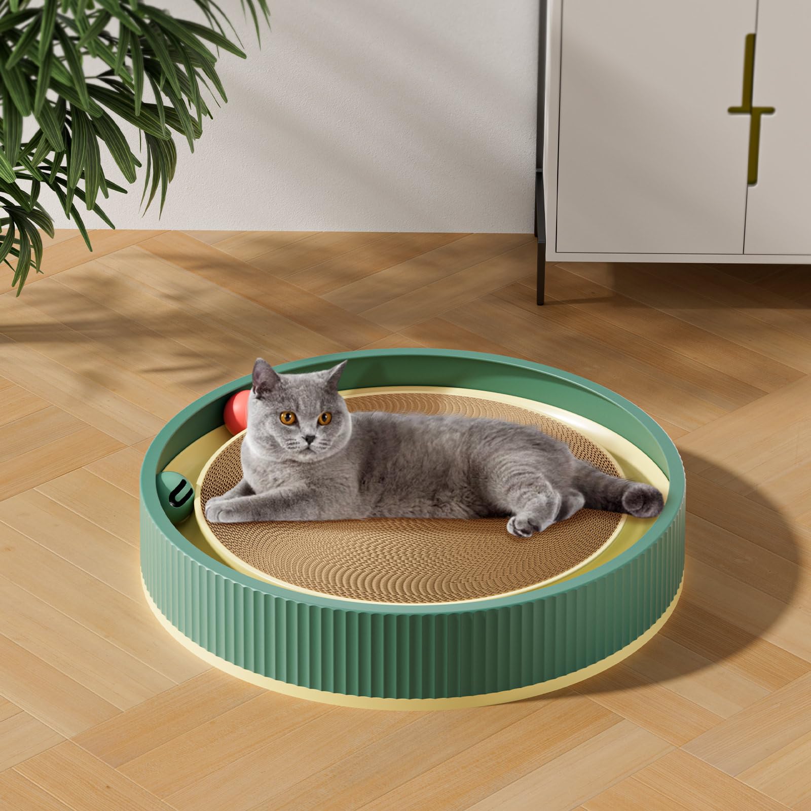 fabiola Cat Scratching Board,Large Cat Scratching Post for Indoor Cats ...