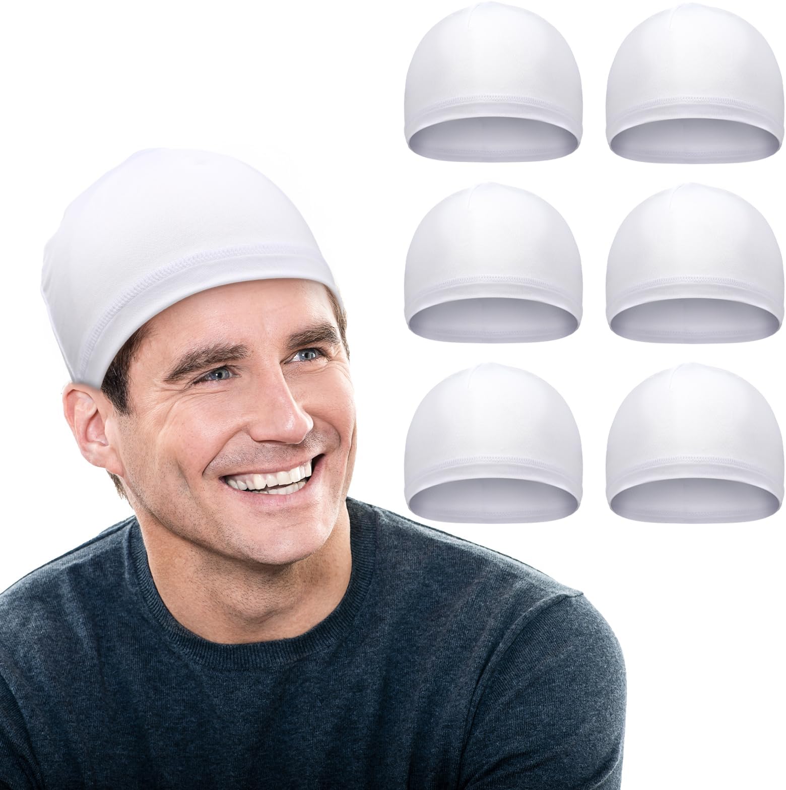 Amazon.com: Cozypower 6 Pcs Psoriasis Cap Scalp Eczema Cap Seborrheic ...