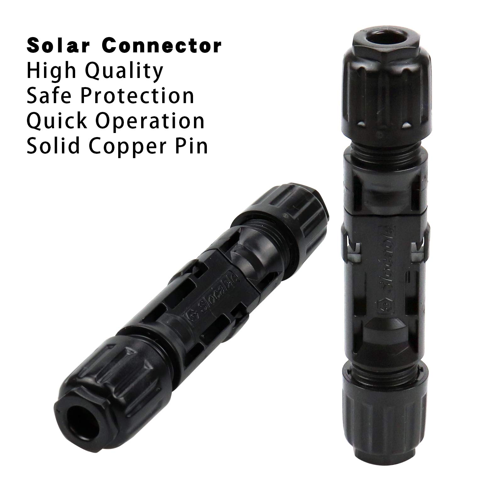 Snapklik.com : ZOOKOTO 1500V 1000V Solar PV Connector 50A Solid Tinned ...