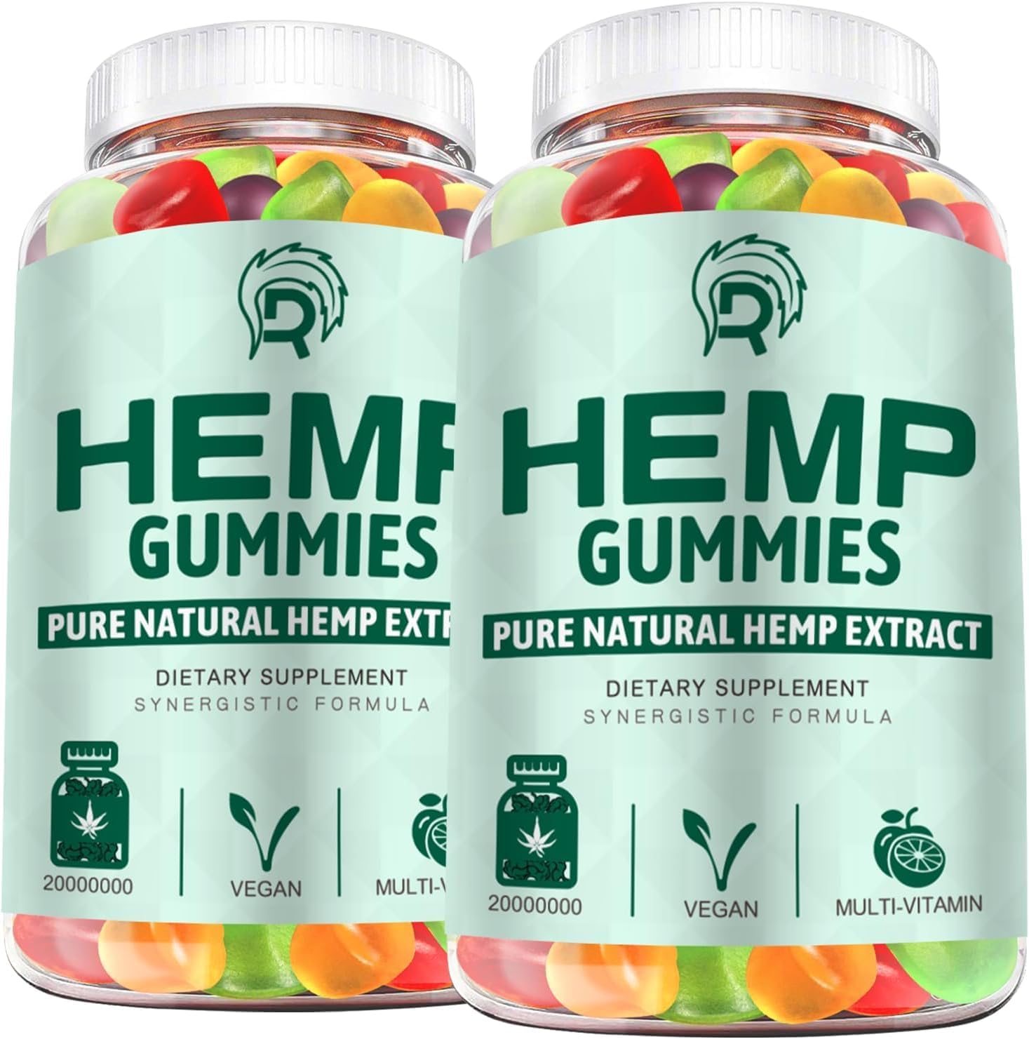 Amazon.com: Hemp Gummies Extra Strength Organic High Potency Hemp ...
