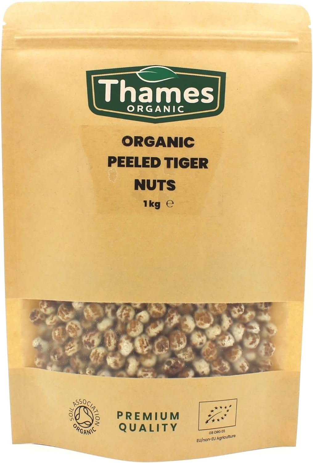 Organic Peeled Tiger Nuts - Whole, Raw, Vegan, No Additives, No ...