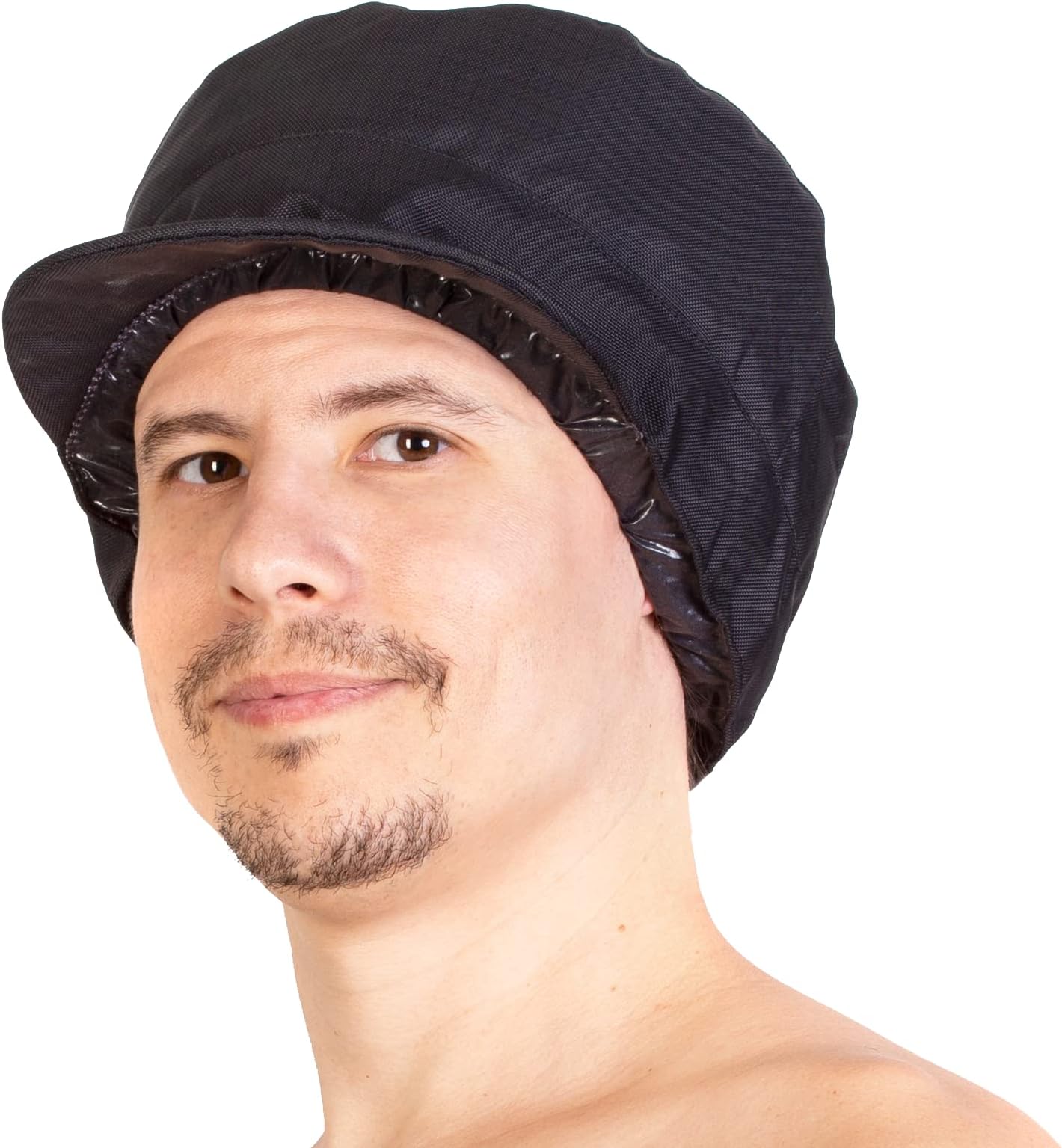 Amazon.com : Men Shower Cap for braids, curls and locs. Be Yourself ...