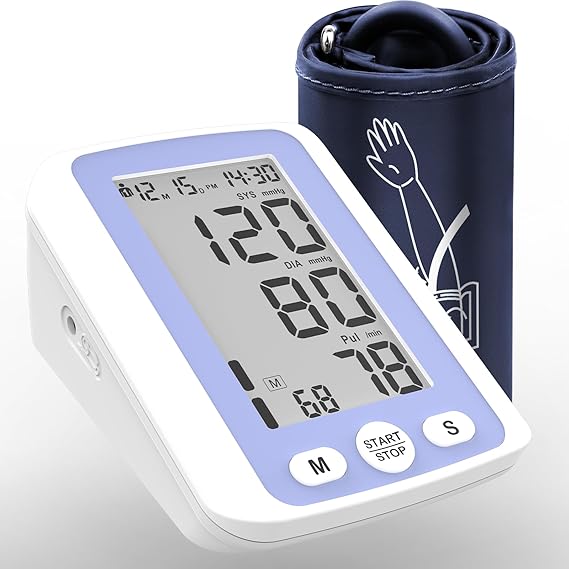 Amazon.com: Automatic Upper Arm Blood Pressure Monitor for Home Use ...