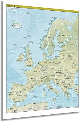 HISTORIX 2021 Europe Map - 18x24 Inch Wall Map of Australia | Ubuy