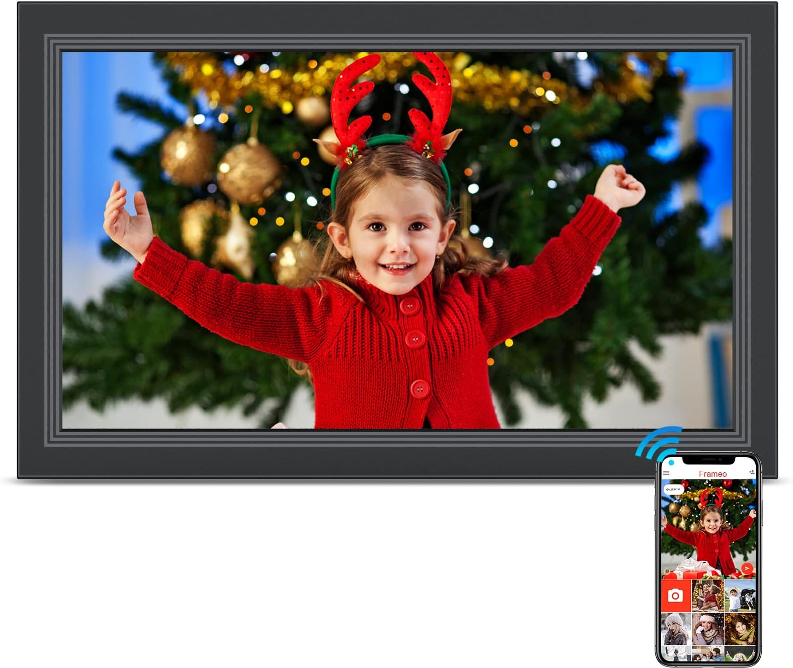 Digital Picture Frame- 15.6inch Digital Photo Frame with 1920 * 1080 ...