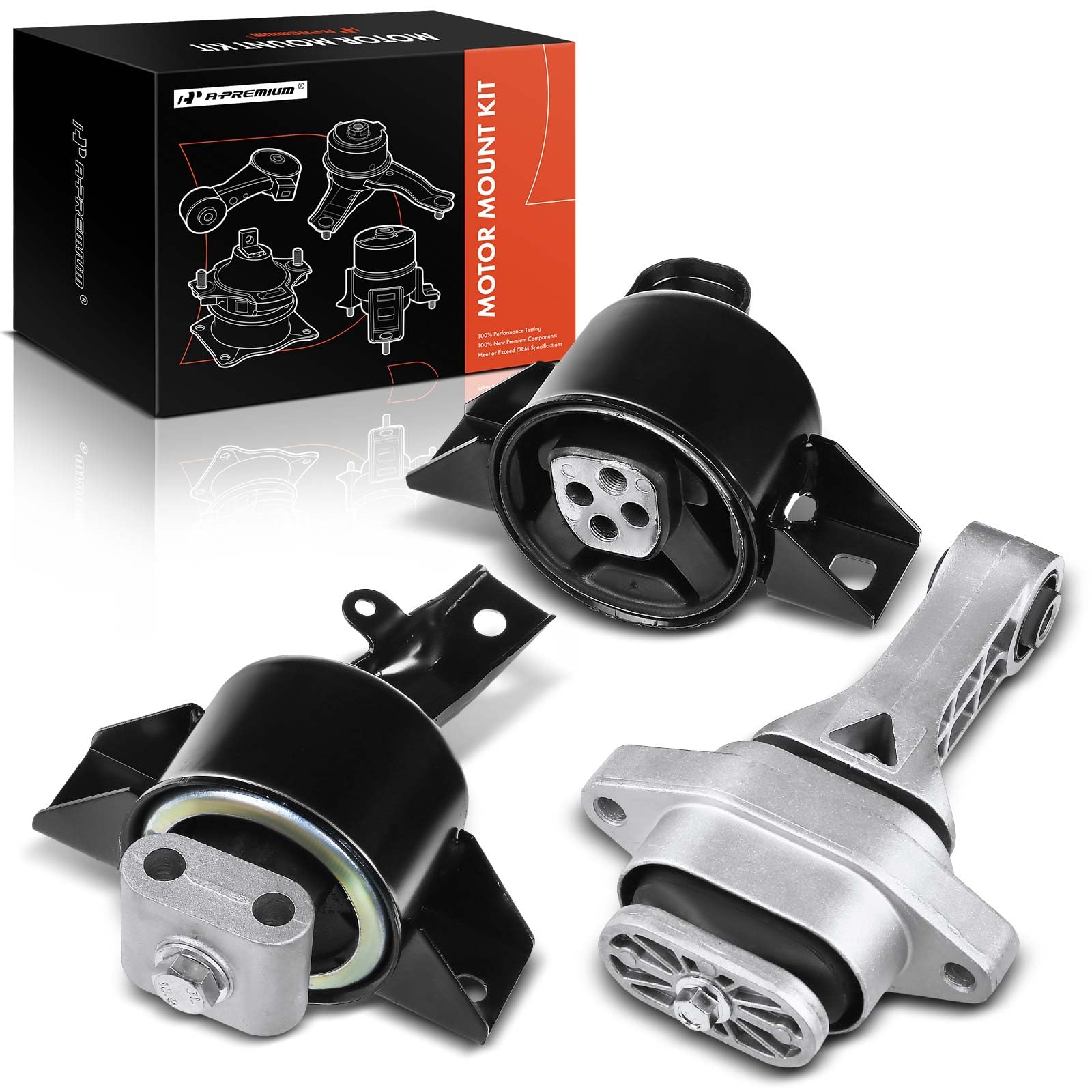 Amazon.com: A-Premium 3PCS Engine Motor Mount Transmission Mount Torque ...