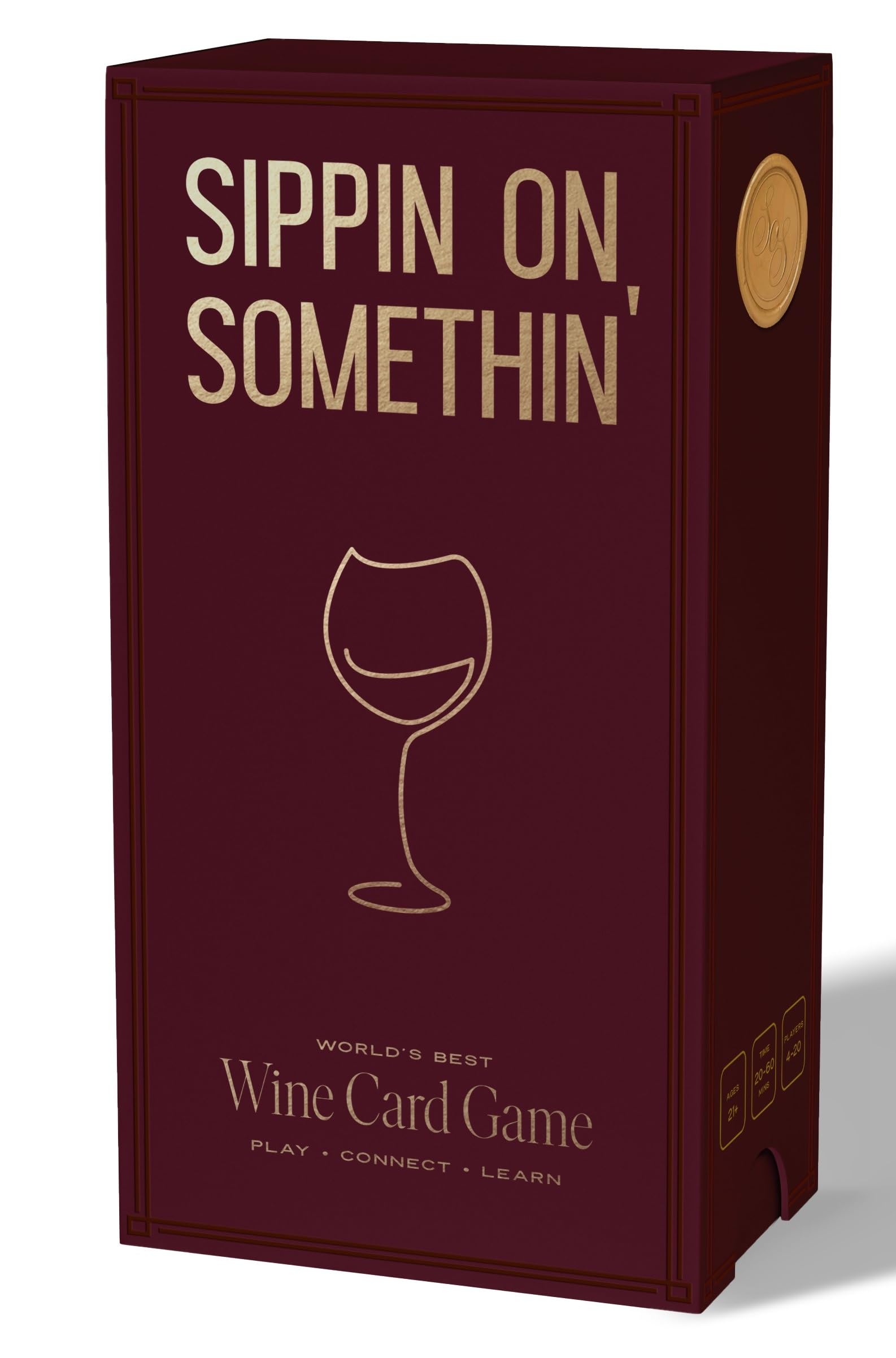 Amazon.com: Sippin on Somethin' - The World's Best Wine Card Game That ...