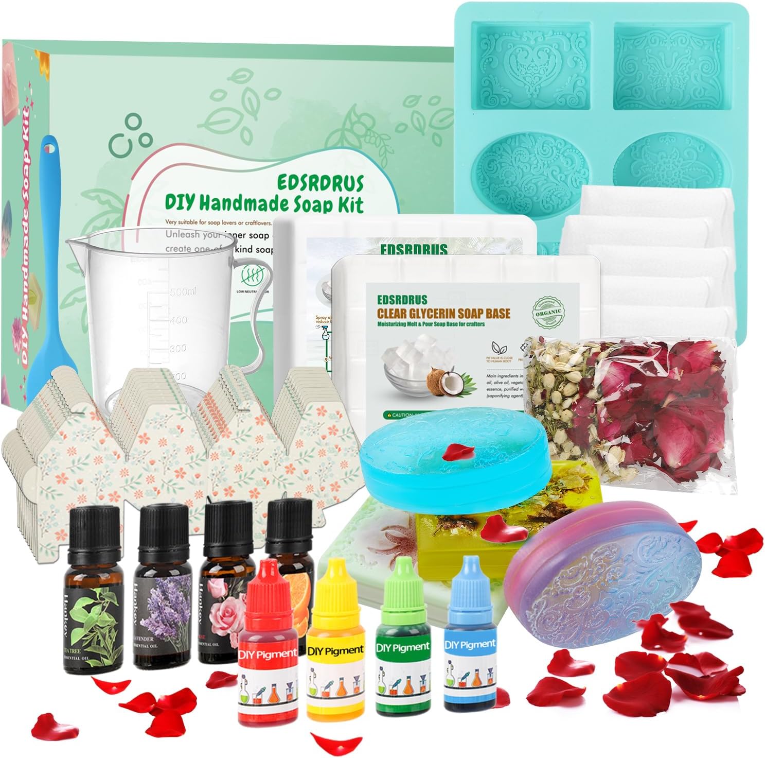 Amazon.com: EDSRDRUS Soap Making Kit for Adults & Kids - Soap Making ...