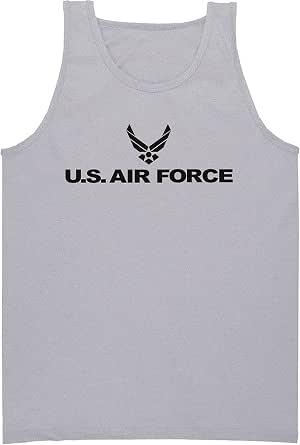 Air Force Tank Top - Military Theme Tank in Sport Gray at Amazon Men’s ...