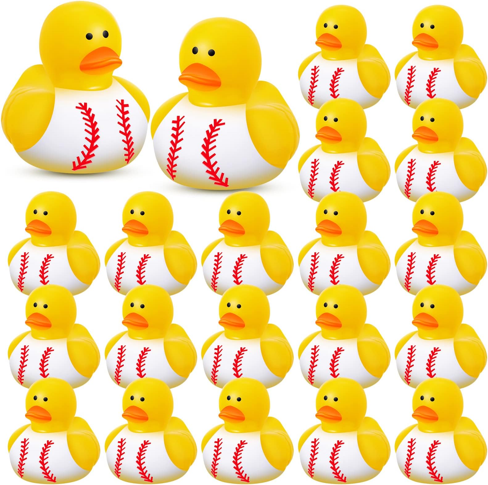 Amazon.com: Sports Players Rubber Duckies - 12 Ducks - Party Favors and ...