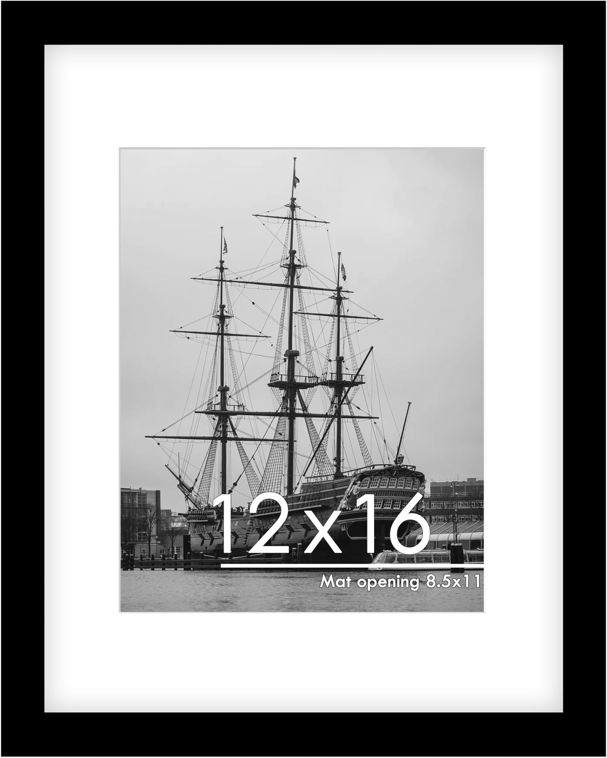 Amazon.com - 12x16 Just The Picture Frame with no Glass or Backer Black ...