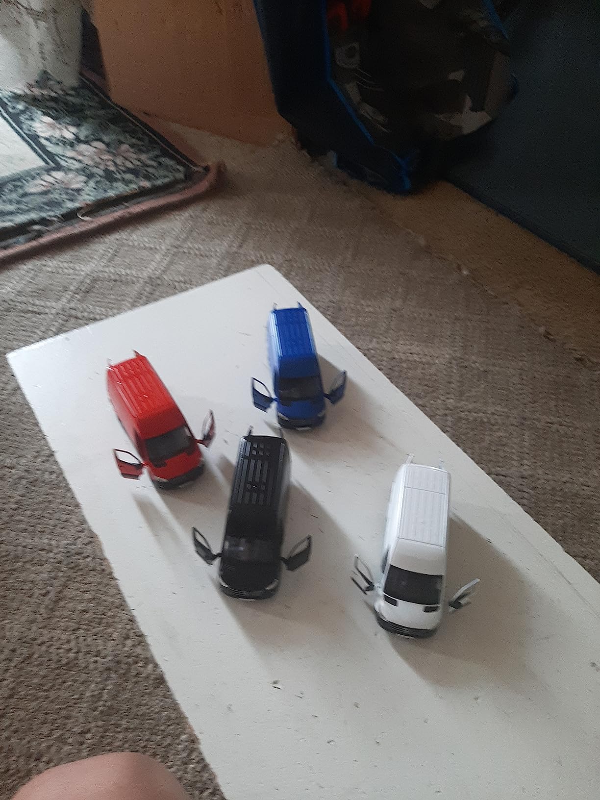 Amazon.com: Set of 4 2020 Mercedez Benz Sprinter Cargo Van - Diecast ...