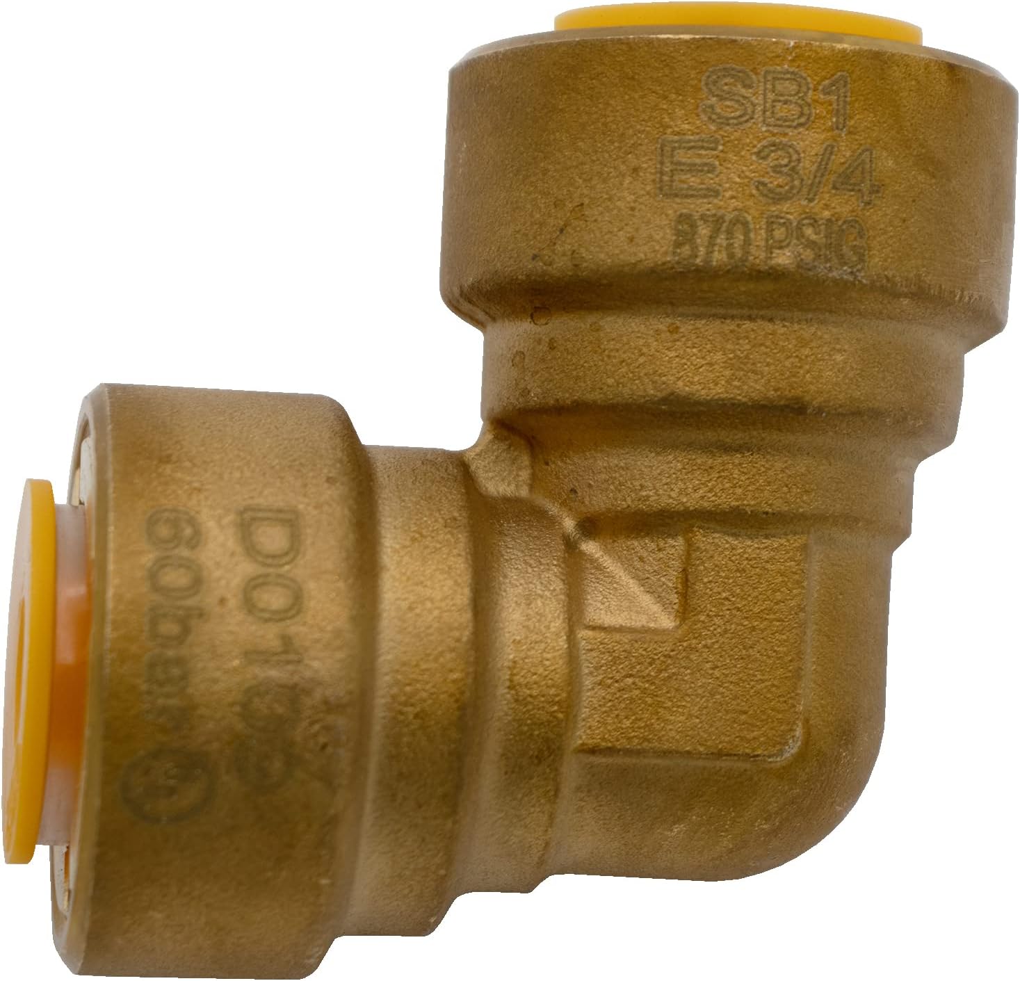 Supplying Demand SB1 3/4 Inch 90 Degree Elbow Quick Connect HVAC Brass ...