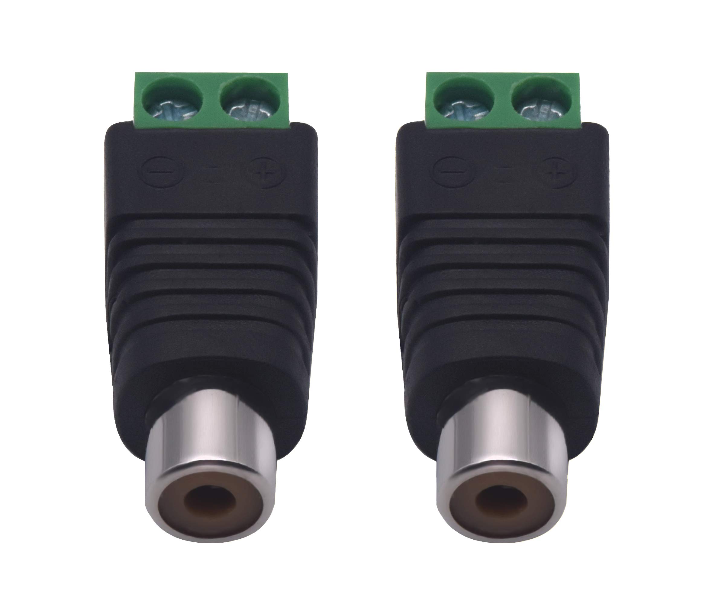 Snapklik.com : RCA To AV Screw Terminal Connector, RCA Cable Audio ...
