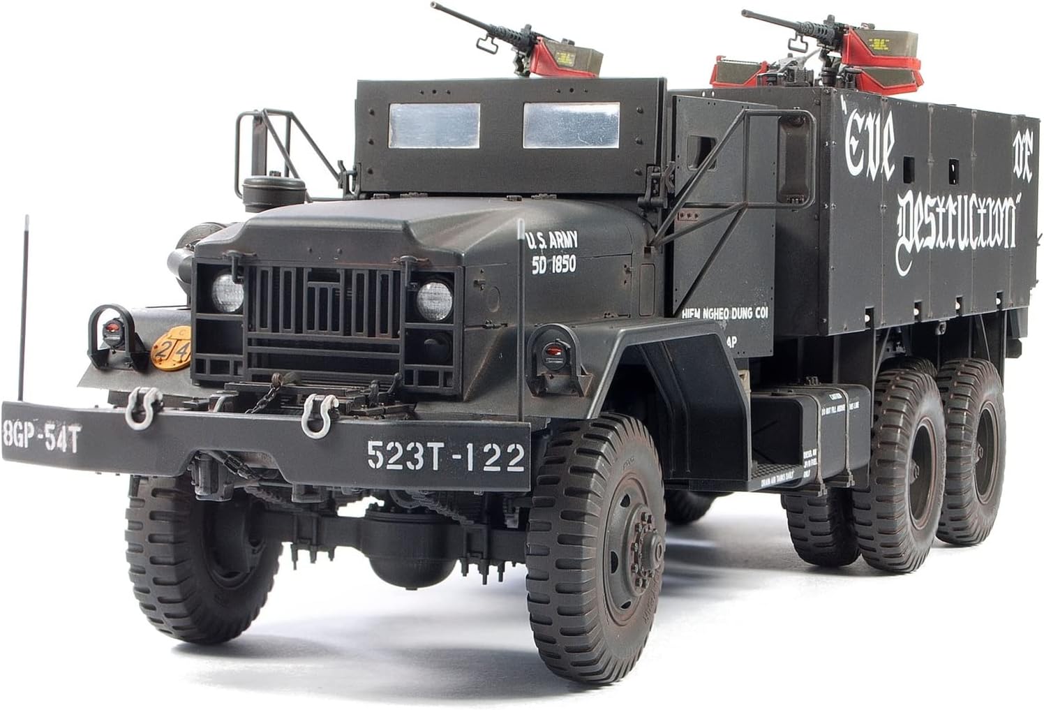 1/35 Vietnam War US Army M54A2 5t Gun Truck Plastic Philippines | Ubuy