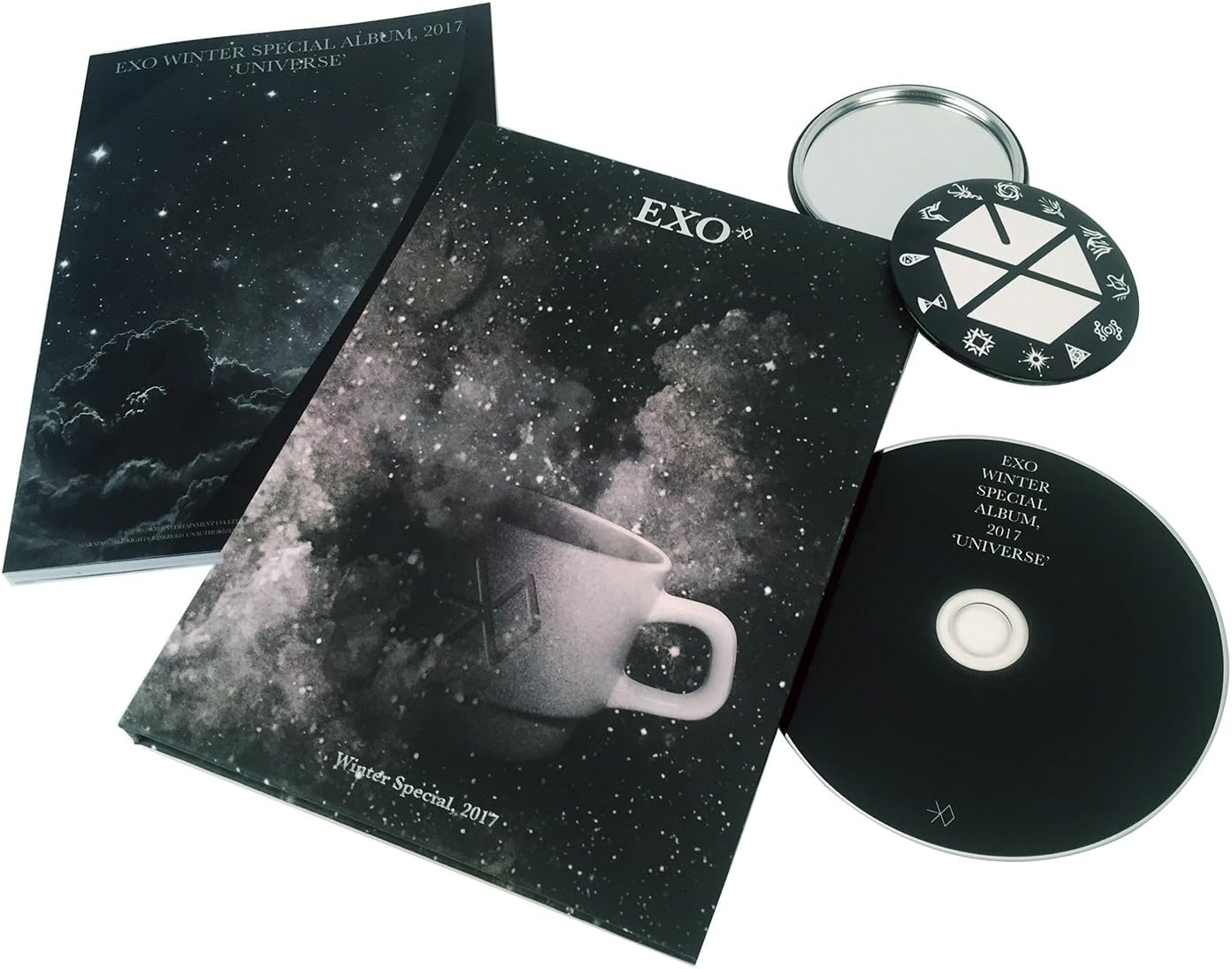 EXO 2017 Winter Special Album - [UNIVERSE] CD + Booklet + Photocard / K ...
