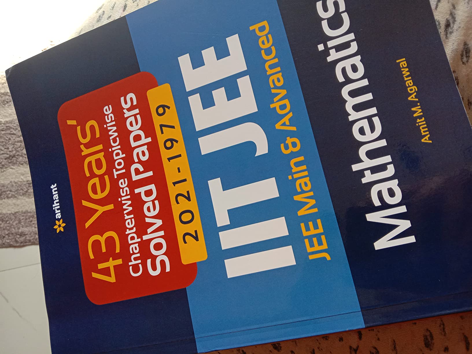 Buy 43 Years Chapterwise Topicwise Solved Papers (2021-1979) IIT JEE ...