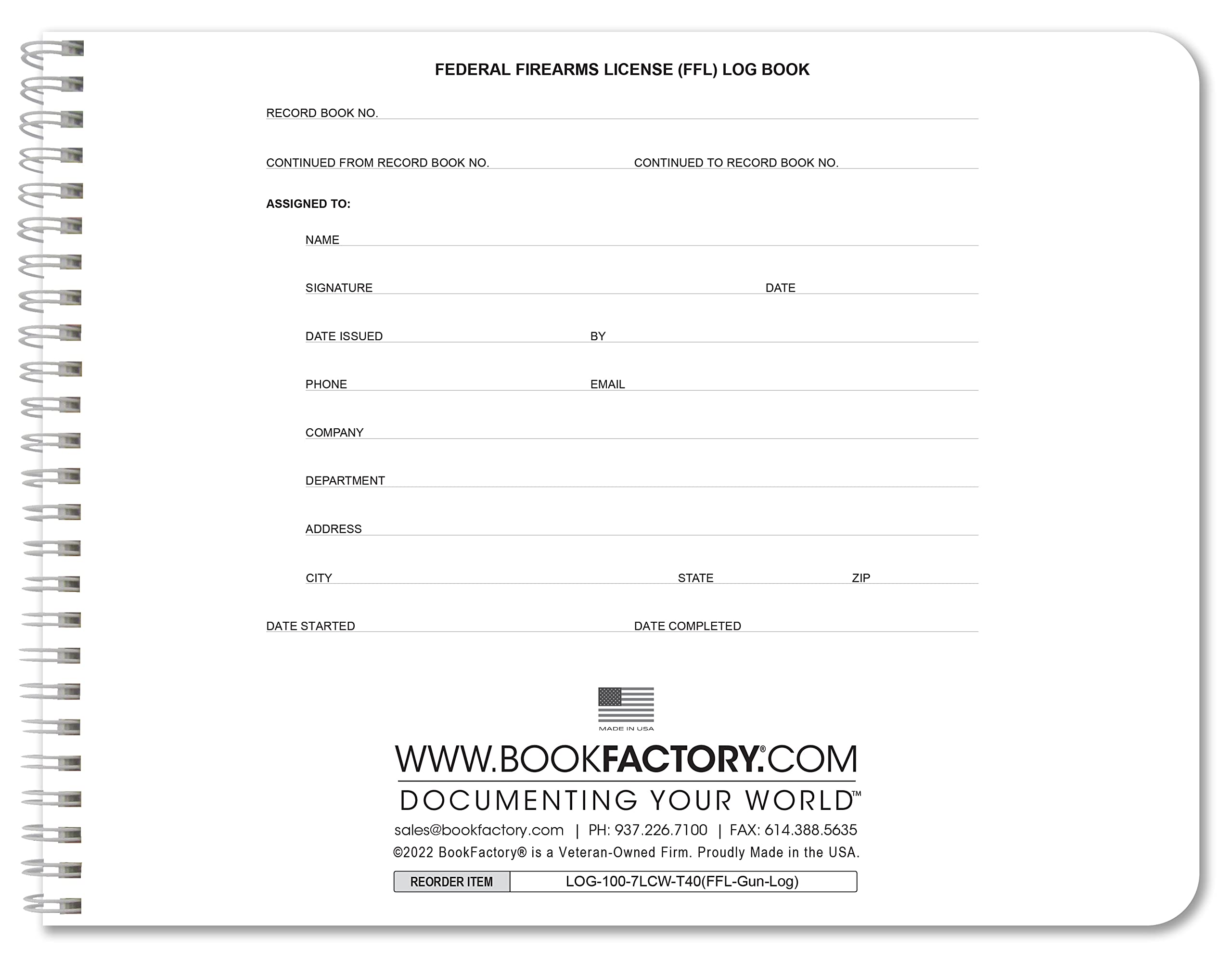 Snapklik.com : BookFactory Federal Firearms License