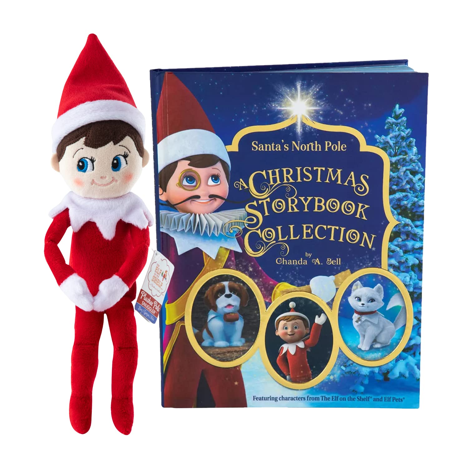 Amazon.com: The Elf on the Shelf Plushee Pals Snuggler and A Christmas ...