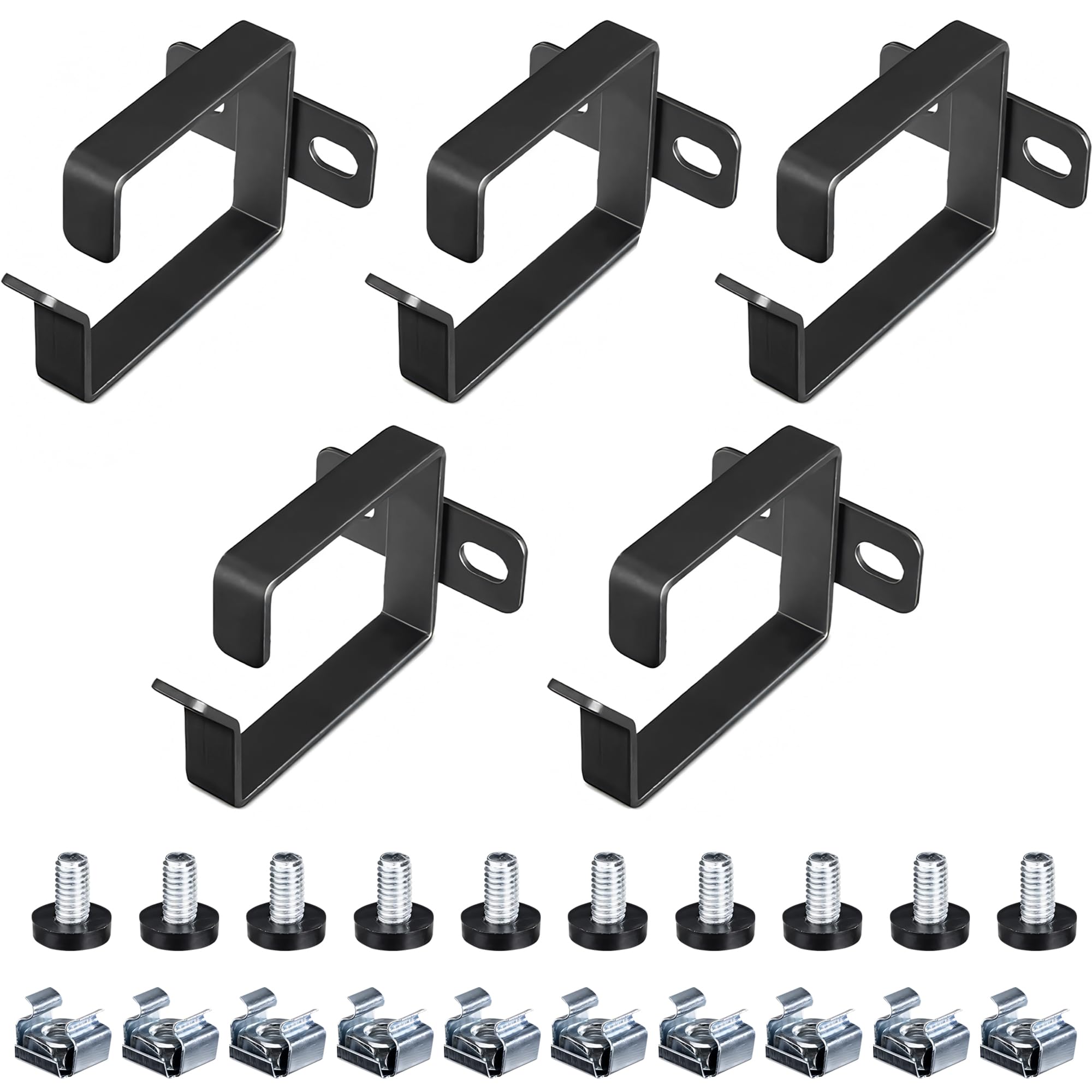 Snapklik.com : Kwmobile Server Rack Cable Management D-Ring Hooks