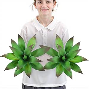 Amazon.com: Velener Artificial Outdoor Agave Plant - Small Size UV ...