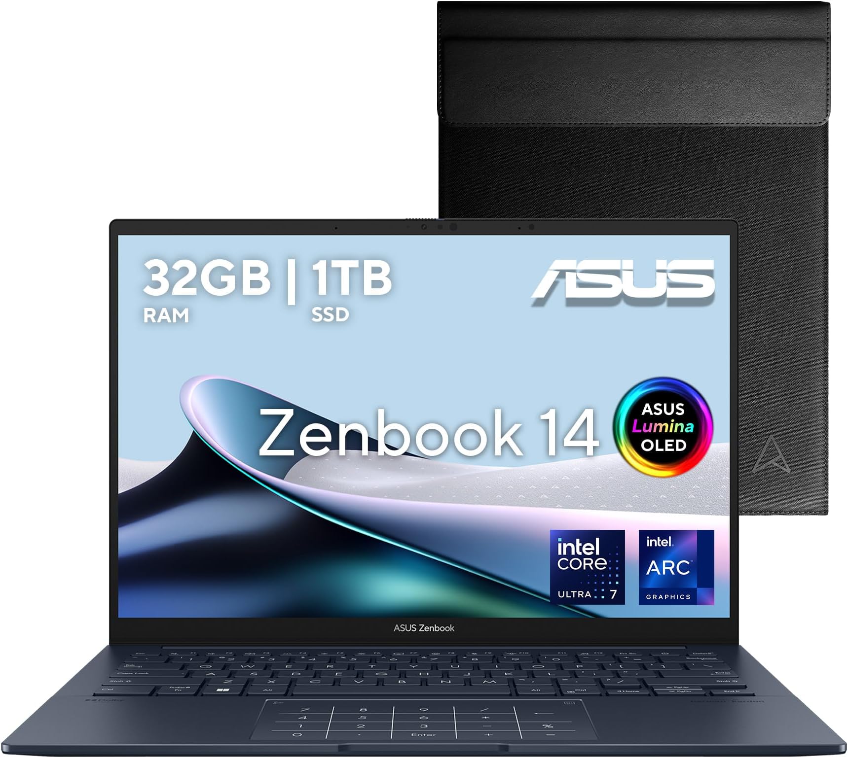 ASUS Zenbook Duo, visualización táctil Dual OLED 3K 120Hz de 14 ...