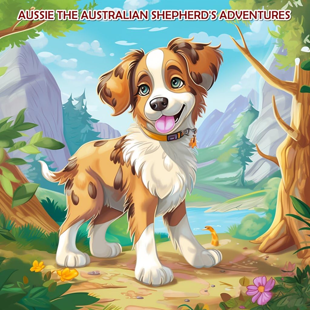 Amazon.com: Aussie the Australian Shepherd's Adventures : Exploring 10 ...