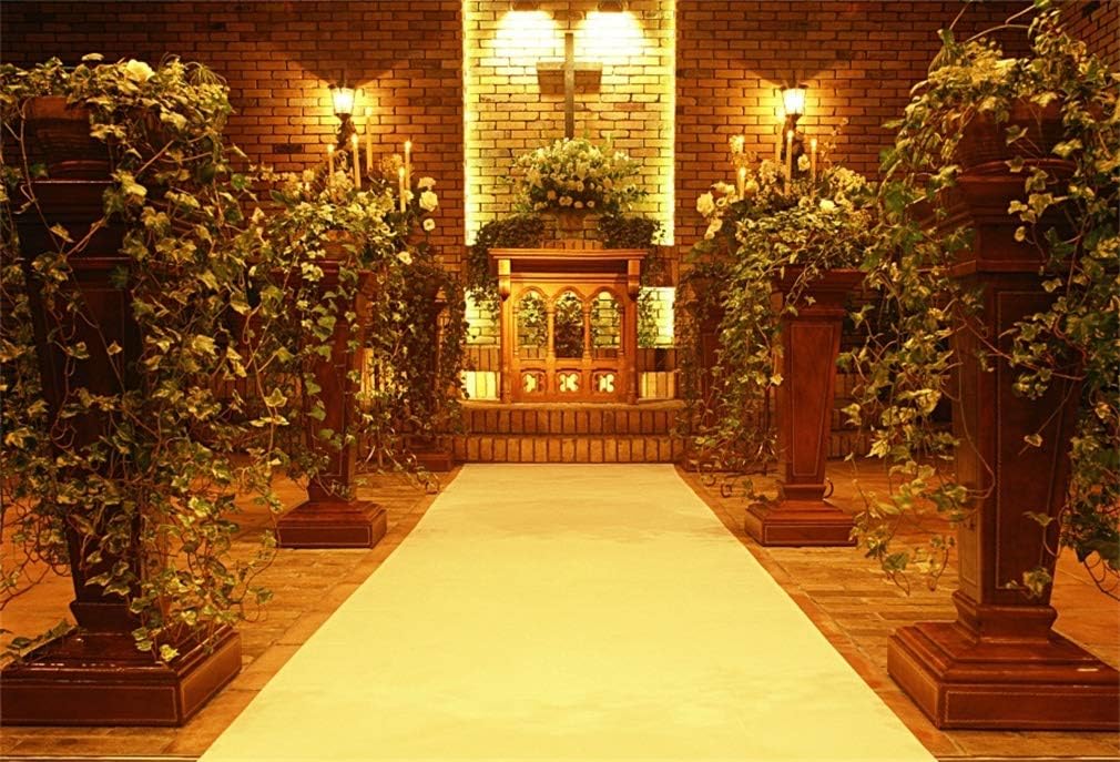 Amazon.com : Yeele 5x4ft Church Backdrop Christ Prayer Chapels Virgin ...