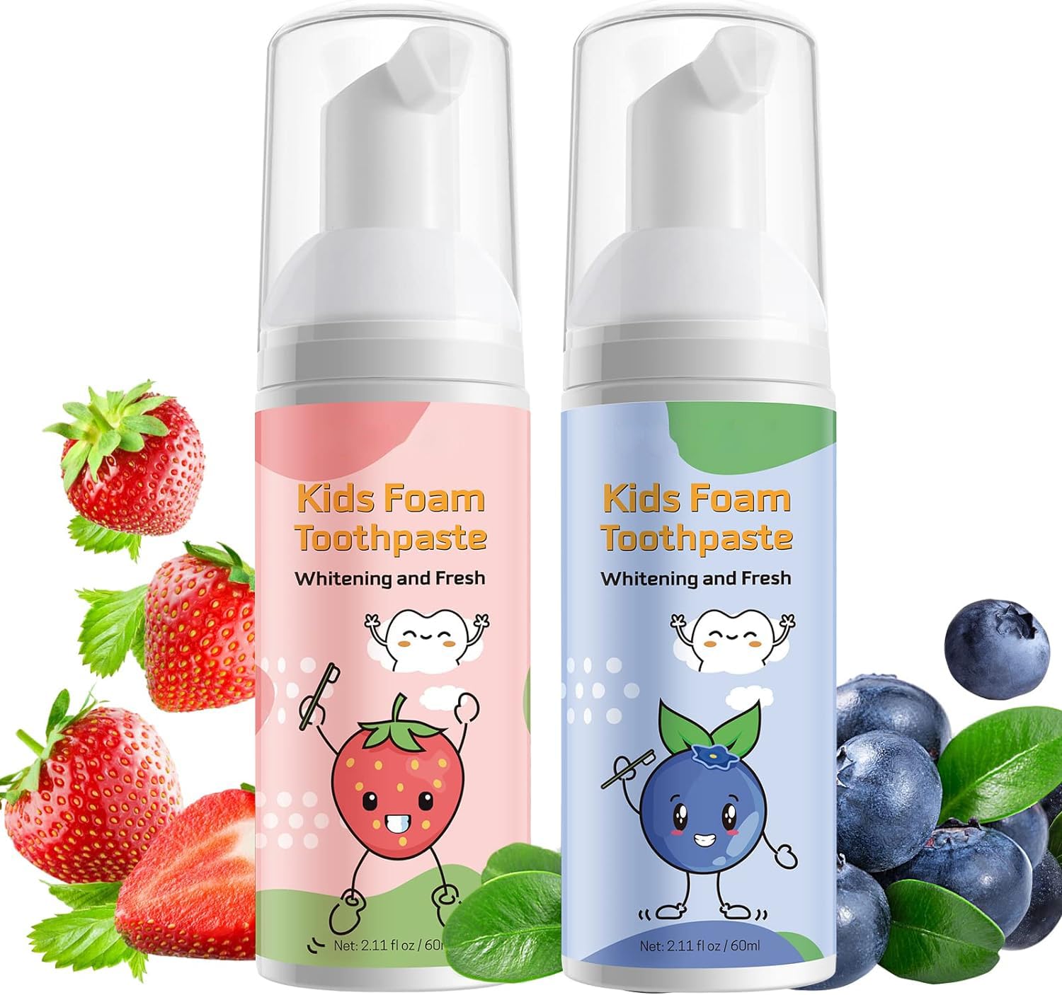 Amazon.com : Foam Toothpaste Kids,Foaming Toothpaste Kids for U Shaped ...