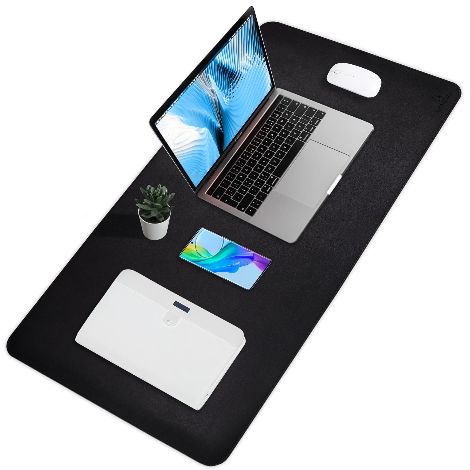 Amazon.com : ETHORA Desk Mat -Computer Desk mat with Non Slip Suede ...
