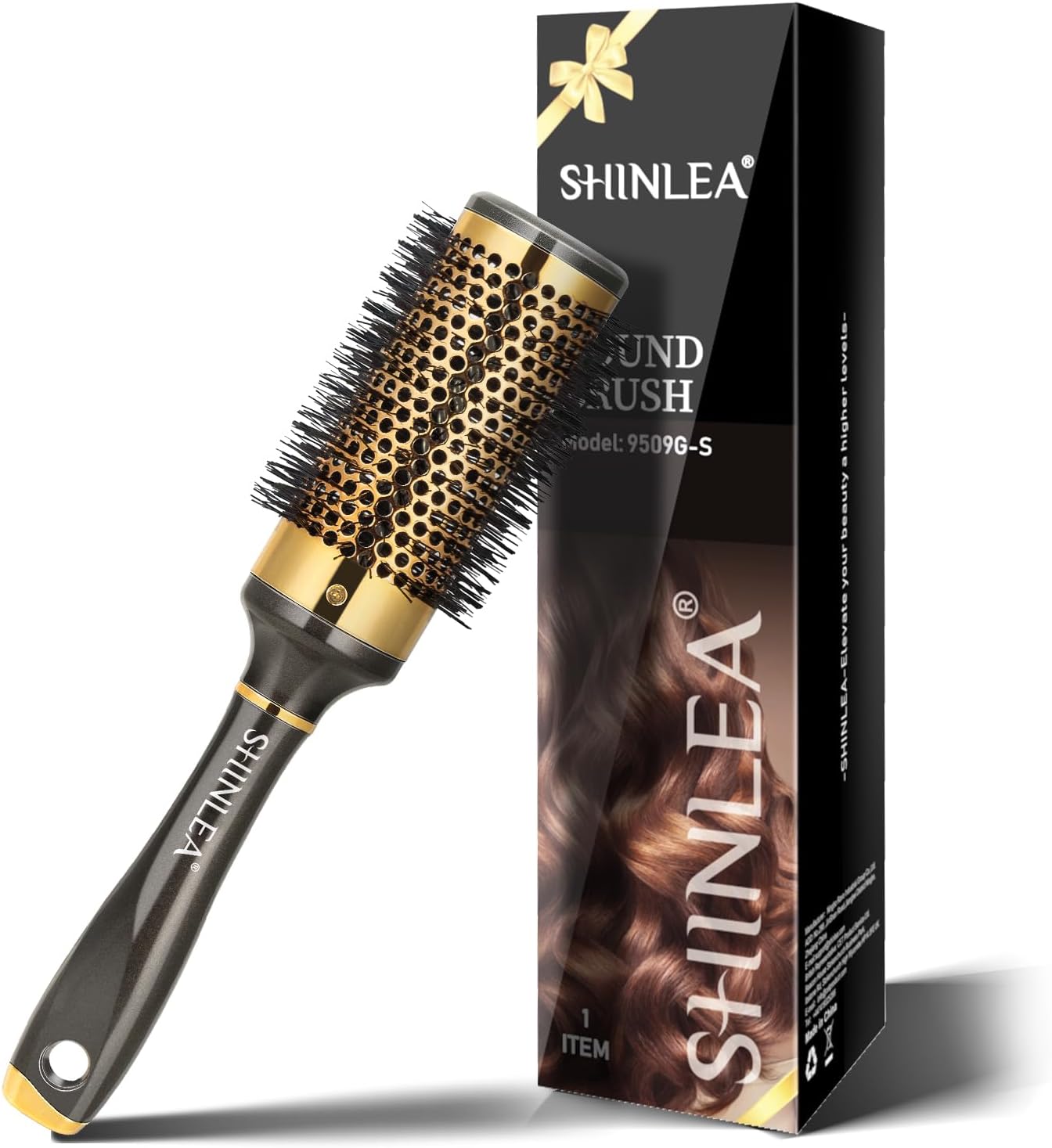 Amazon.com : SHINLEA Round Hair Brush for Blow Drying, Aluminium Curly ...